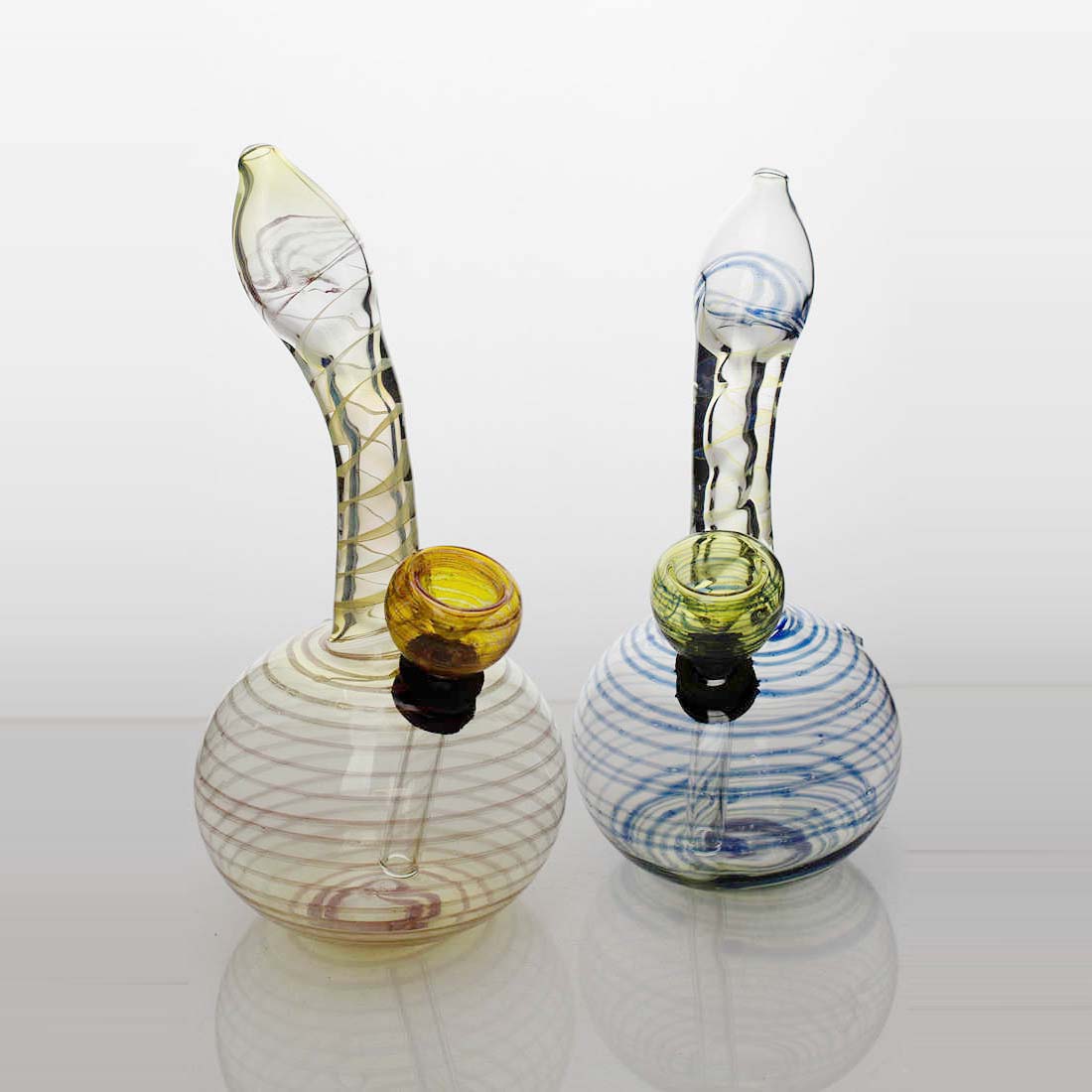 6" changing color glass bong – JJ Trading Inc.