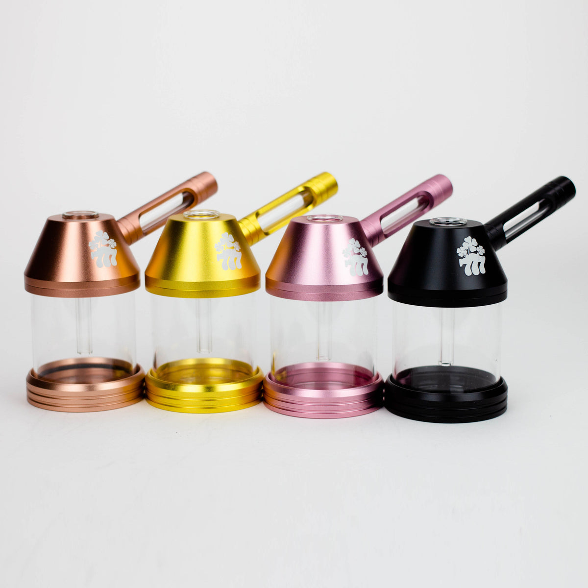 5" GLASS & ALUMINIUM Pipe water Bong Gift Pack [BA1x] – JJ Trading Inc.