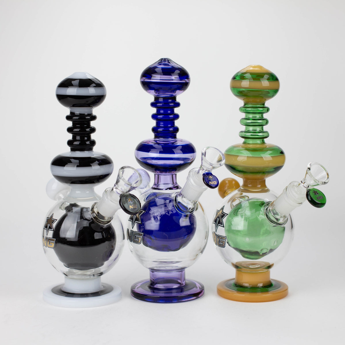 NG | 10 inch Large Ball Perc Bubbler [TX0003] – JJ Trading Inc.