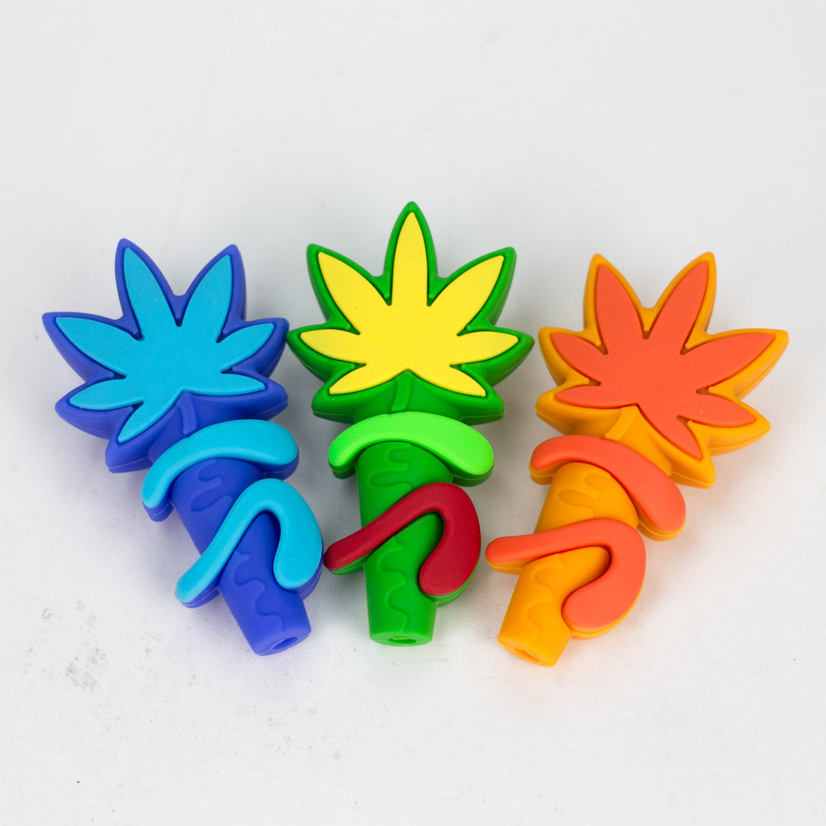 3" 710 marijuana leaf hand pipe-Assorted [H303] – JJ Trading Inc.