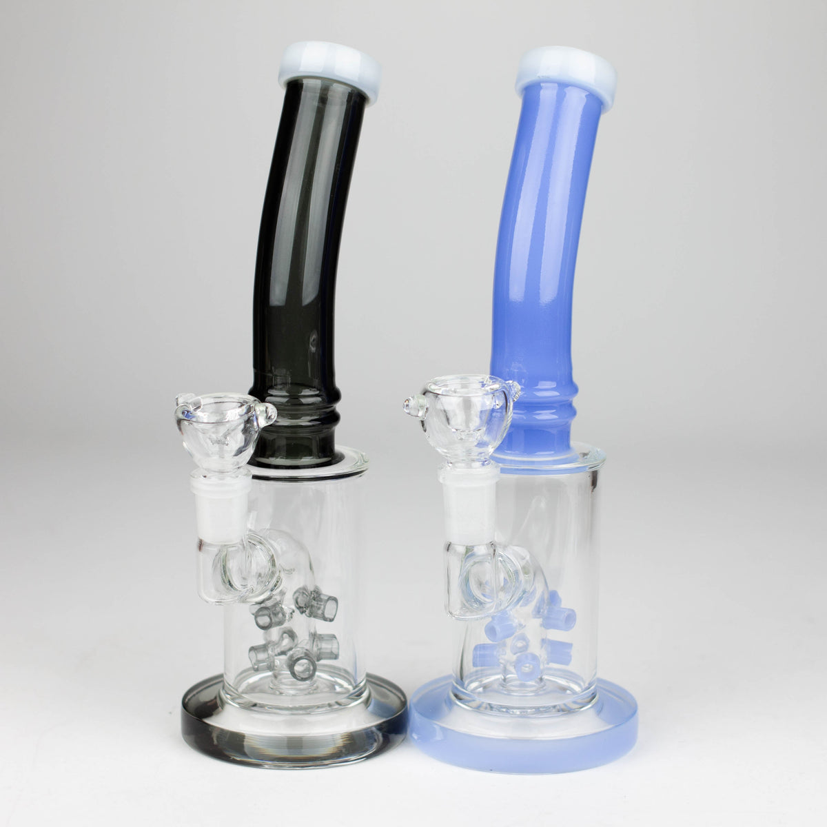10" Glass bong with 8 holes water diffuser-Assorted – JJ Trading Inc.