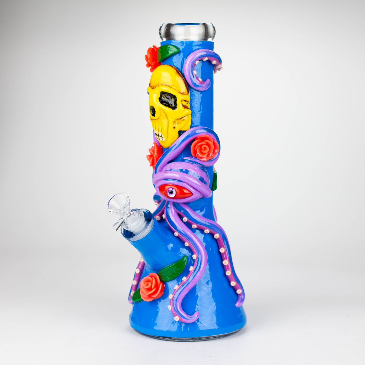 13" Resin 3D Octo-Skull glass beaker [DY526] – JJ Trading Inc.