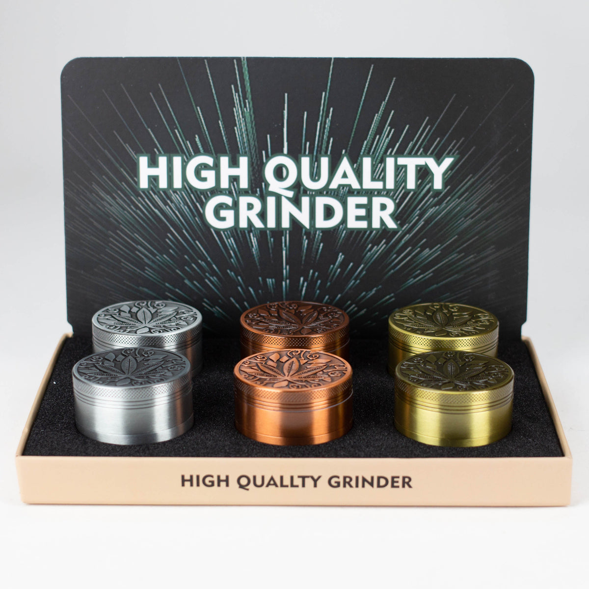 2" Metal Grinder 4 Layers Box of 6 [G408] – JJ Trading Inc.