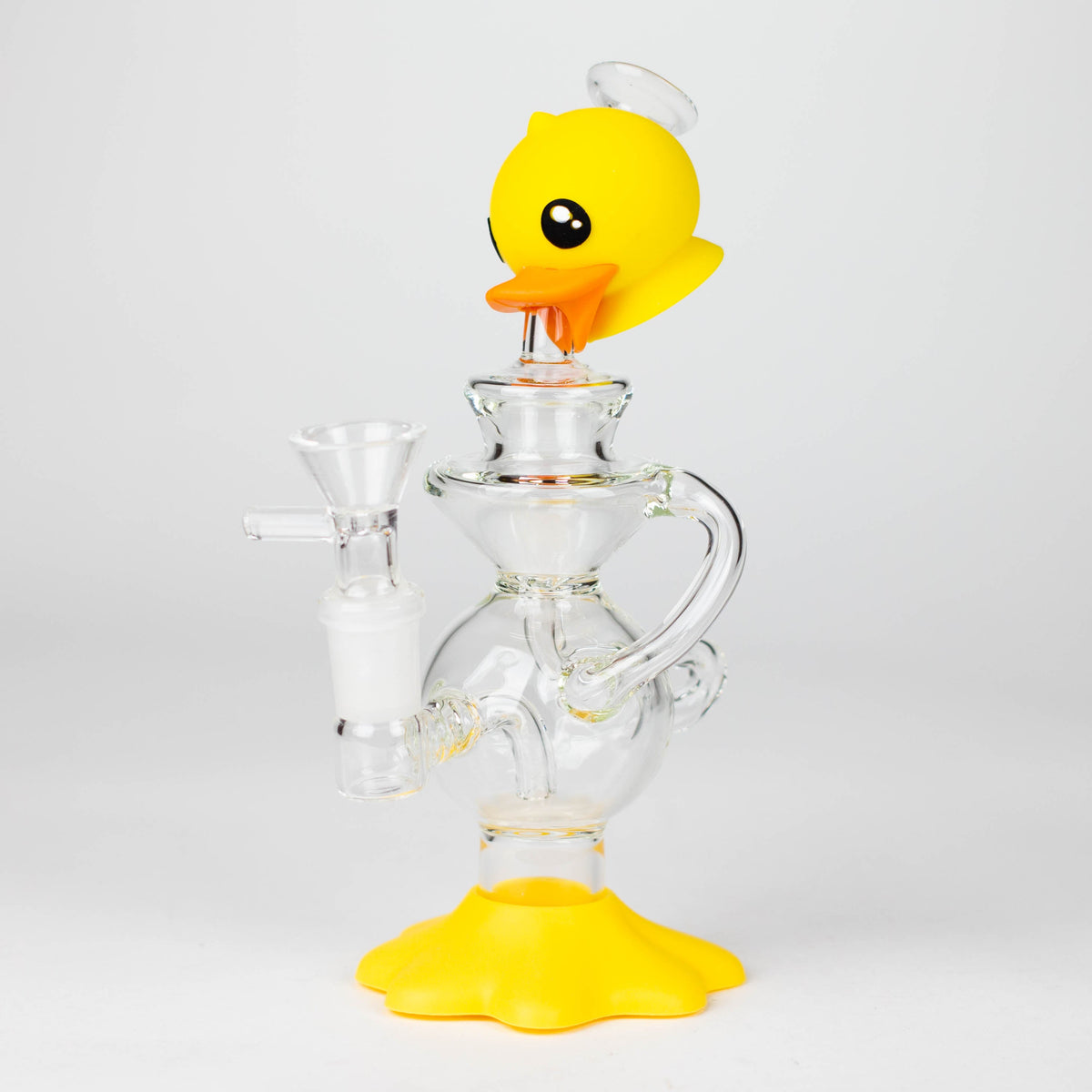 7.5"Duck Functional Glass Water pipe – JJ Trading Inc.