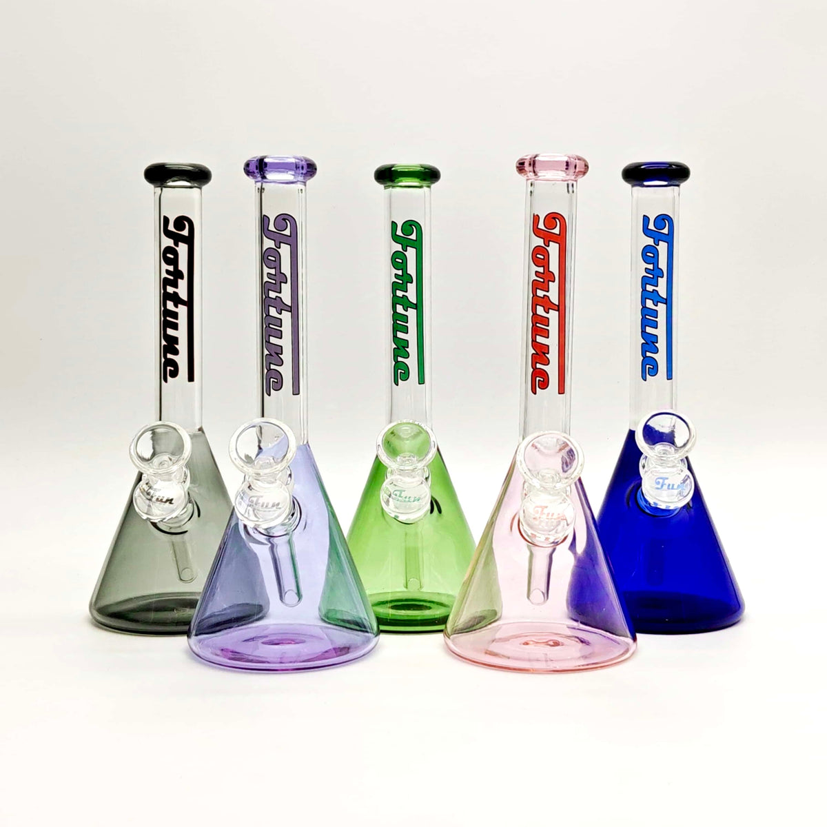 Fortune | 8" 4mm Coloured Bong Assorted Colour – JJ Trading Inc.
