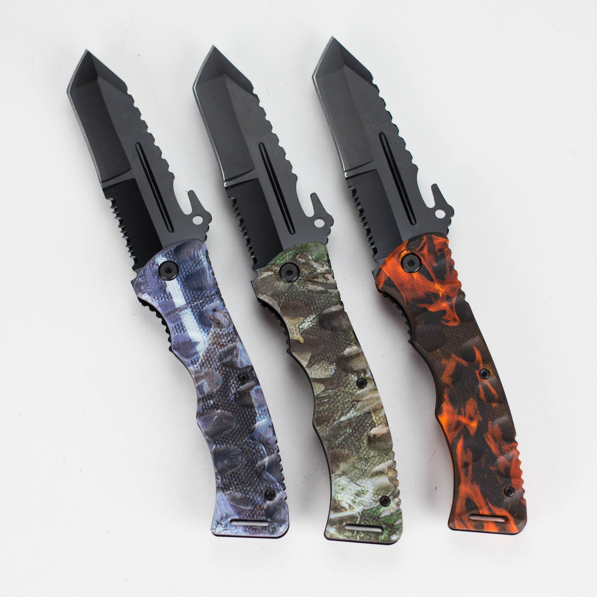 Tactical Flame Foldable Pocket Knife – JJ Trading Inc.