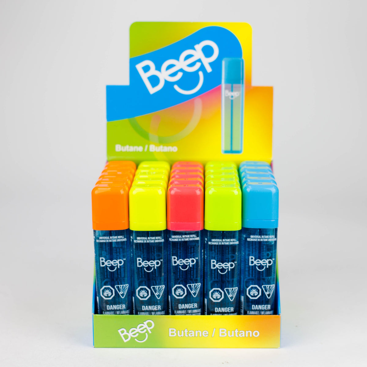 Beep | Universal Butane 16ml box of 25 – JJ Trading Inc.