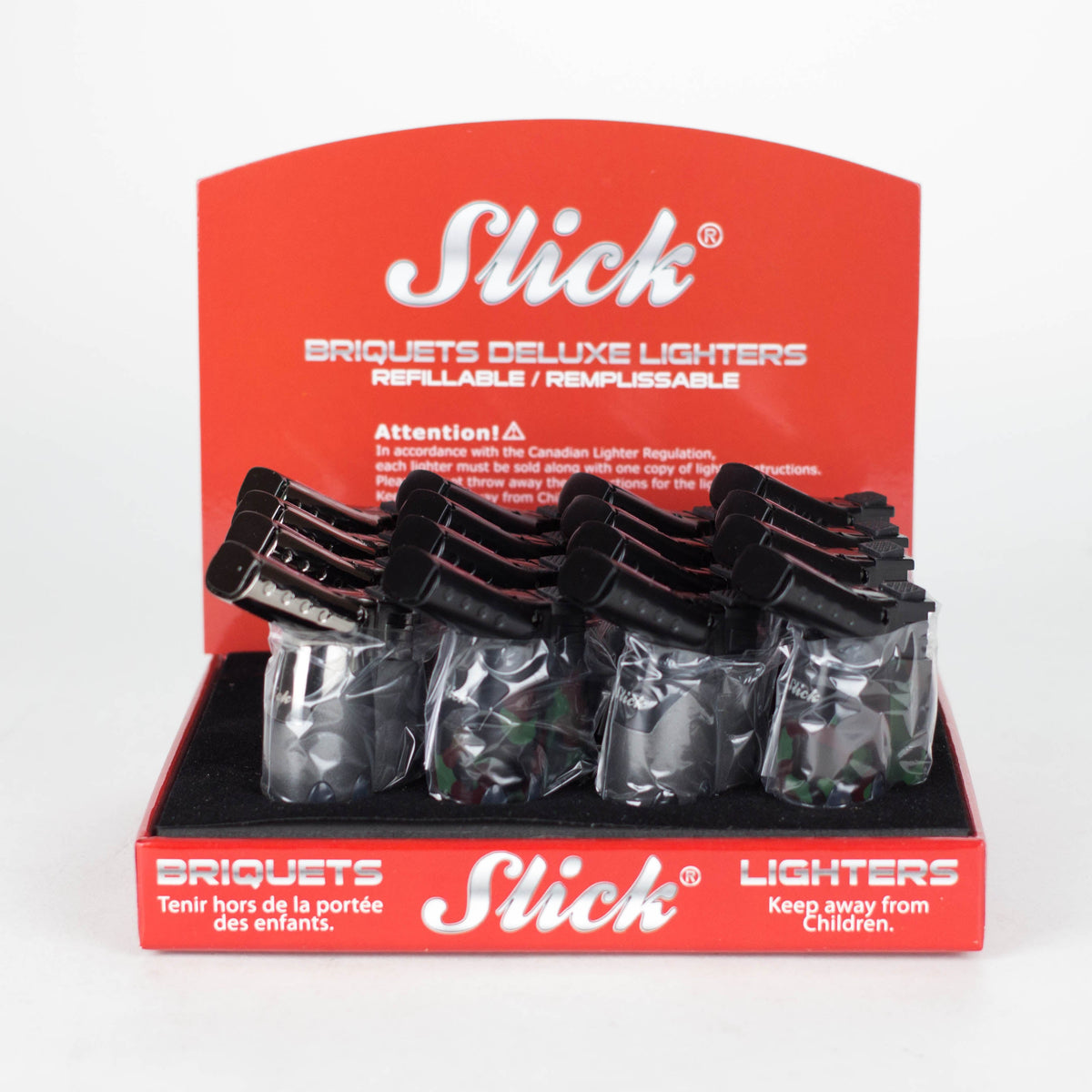 Slick® | Deluxe Torch Spitfire Lighter Box of 16 [H77-2] – JJ Trading Inc.