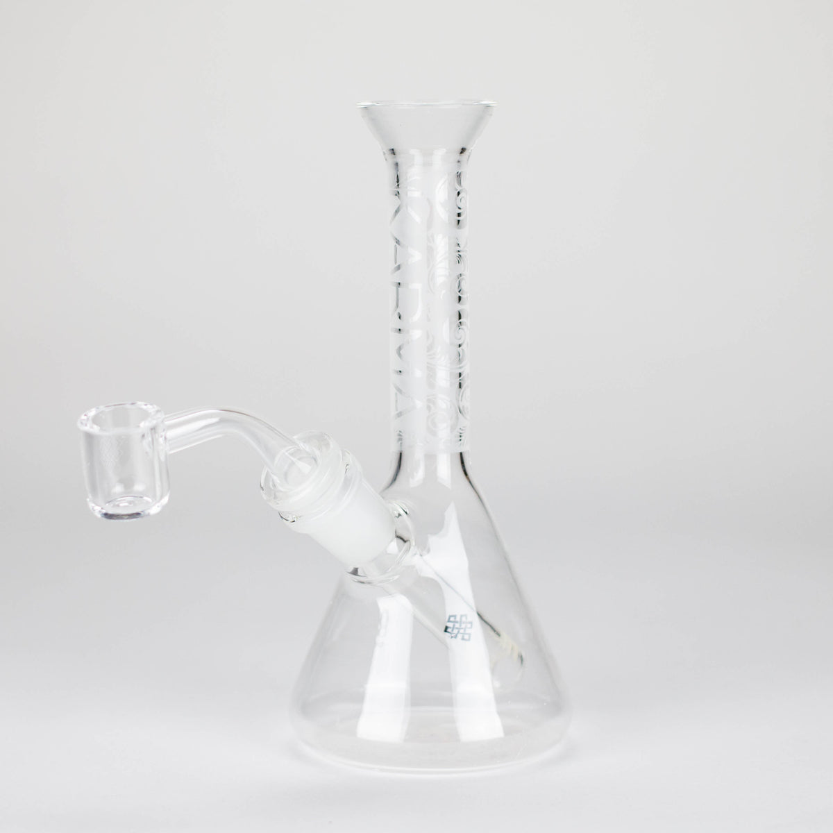 Karma | 7" Sandblasted Beaker Glass Dab Rig – JJ Trading Inc.