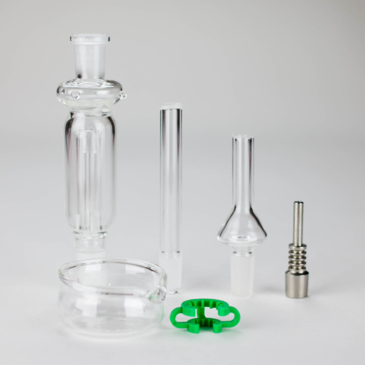 6" 10mm Nectar Collector Set + Dish – JJ Trading Inc.