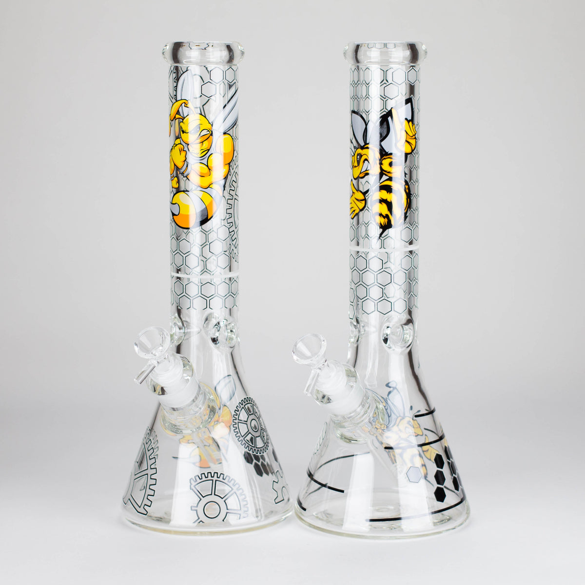 Z14" 7 mm Glass Bong With Cartoon Bee Design – JJ Trading Inc.