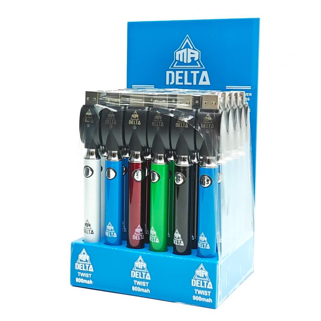 Mr. Delta | Twist 900Mah 510 Bettery 30-CT – JJ Trading Inc.