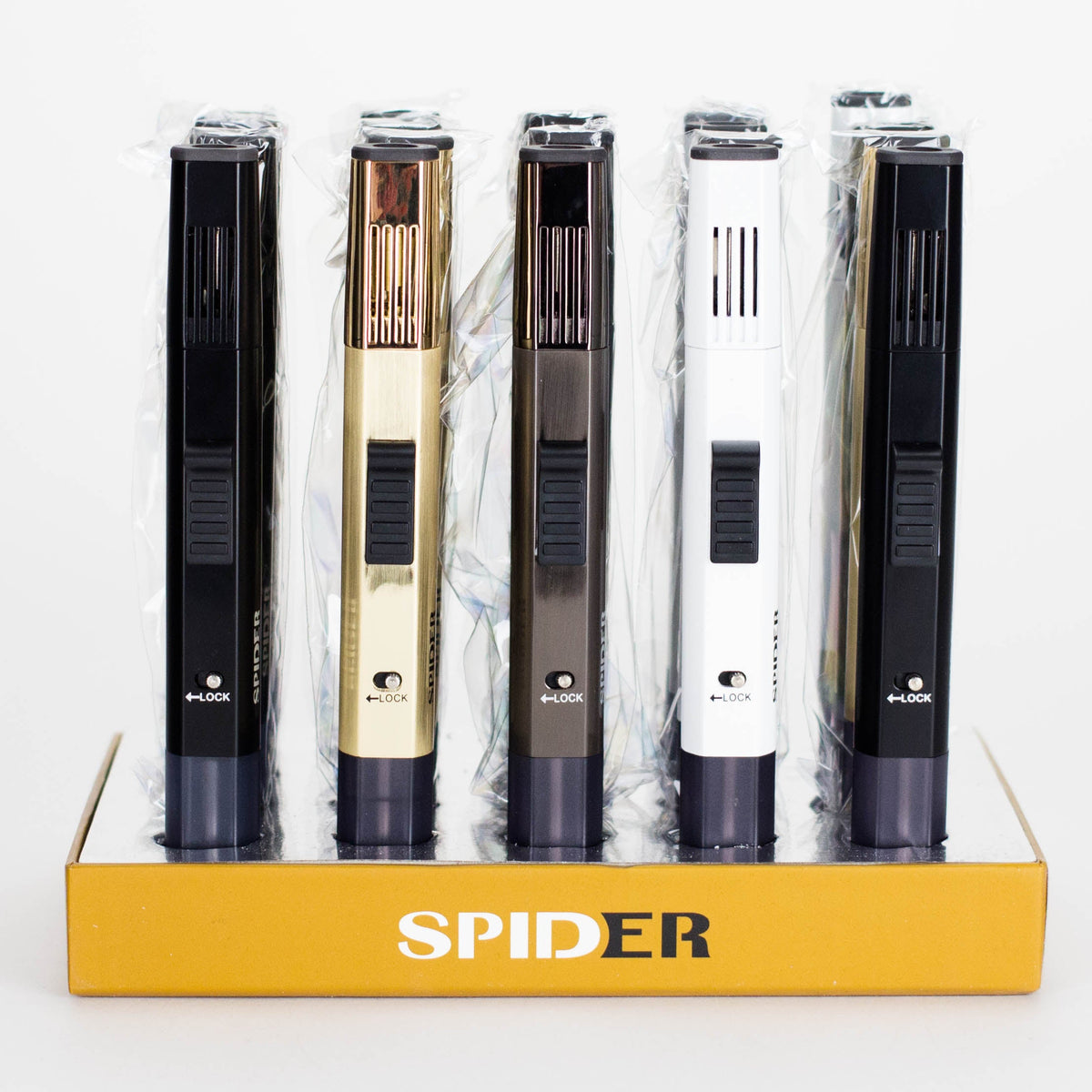 Spider | Refillable Torch Lighter [SP-323] - 20/Display – JJ Trading Inc.