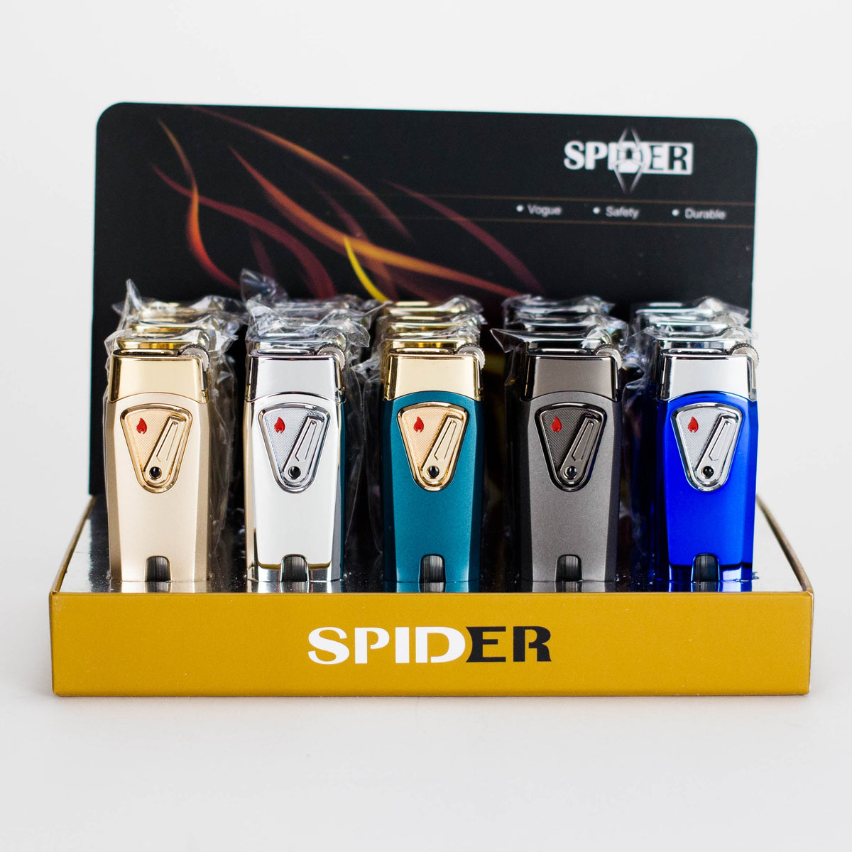 Spider | Refillable Torch Lighter [SP-586] - 20/Display – JJ Trading Inc.