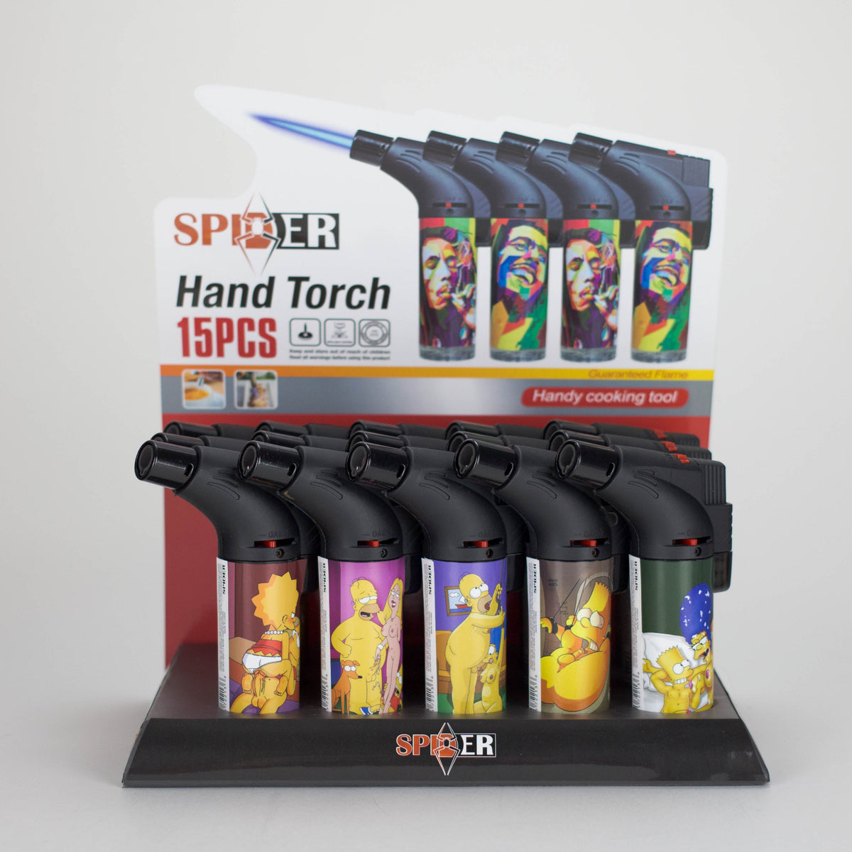 Spider | Refillable Torch Lighter [RK-905] - 15/Display – JJ Trading Inc.