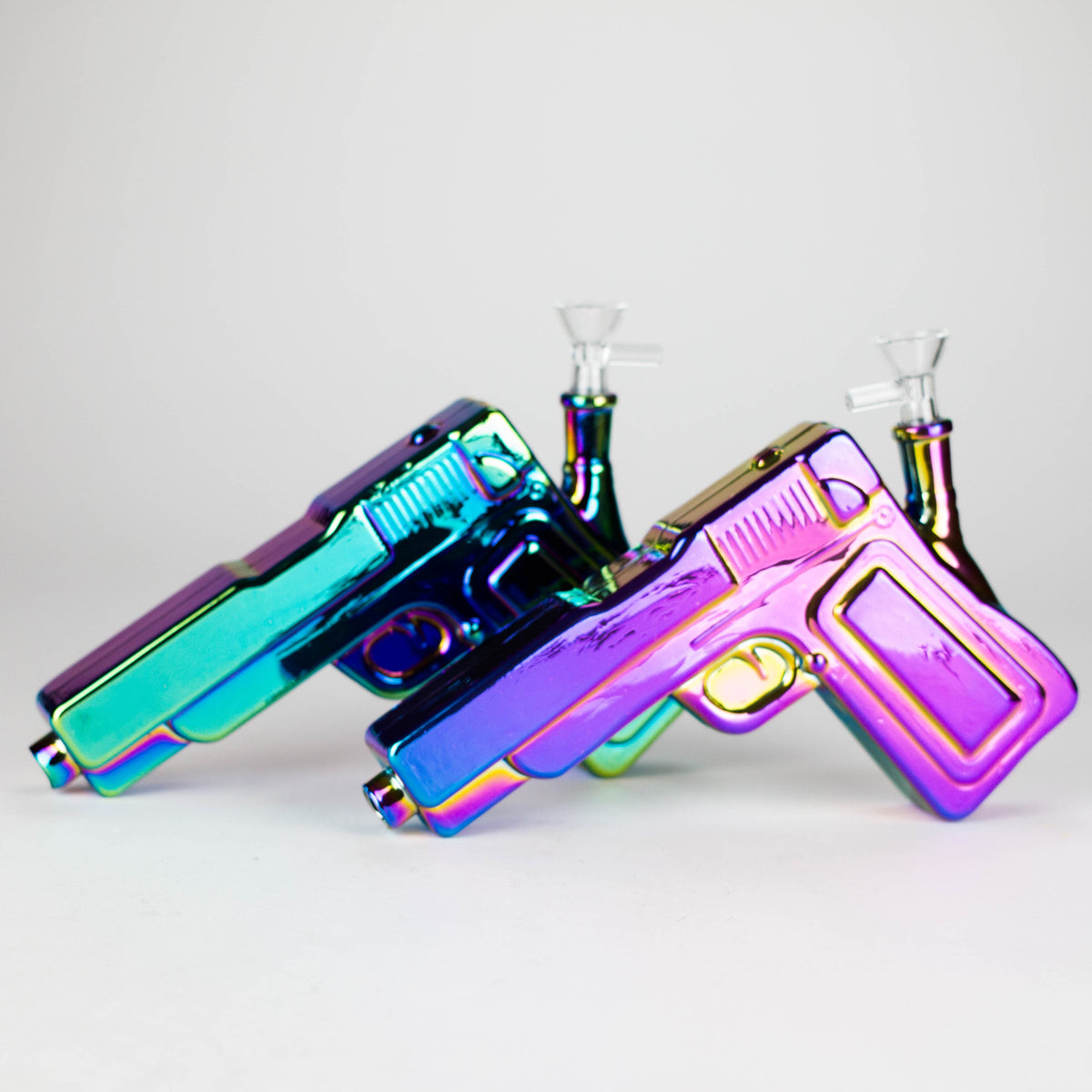 8.5" Loud Pistol Glass Bong – JJ Trading Inc.