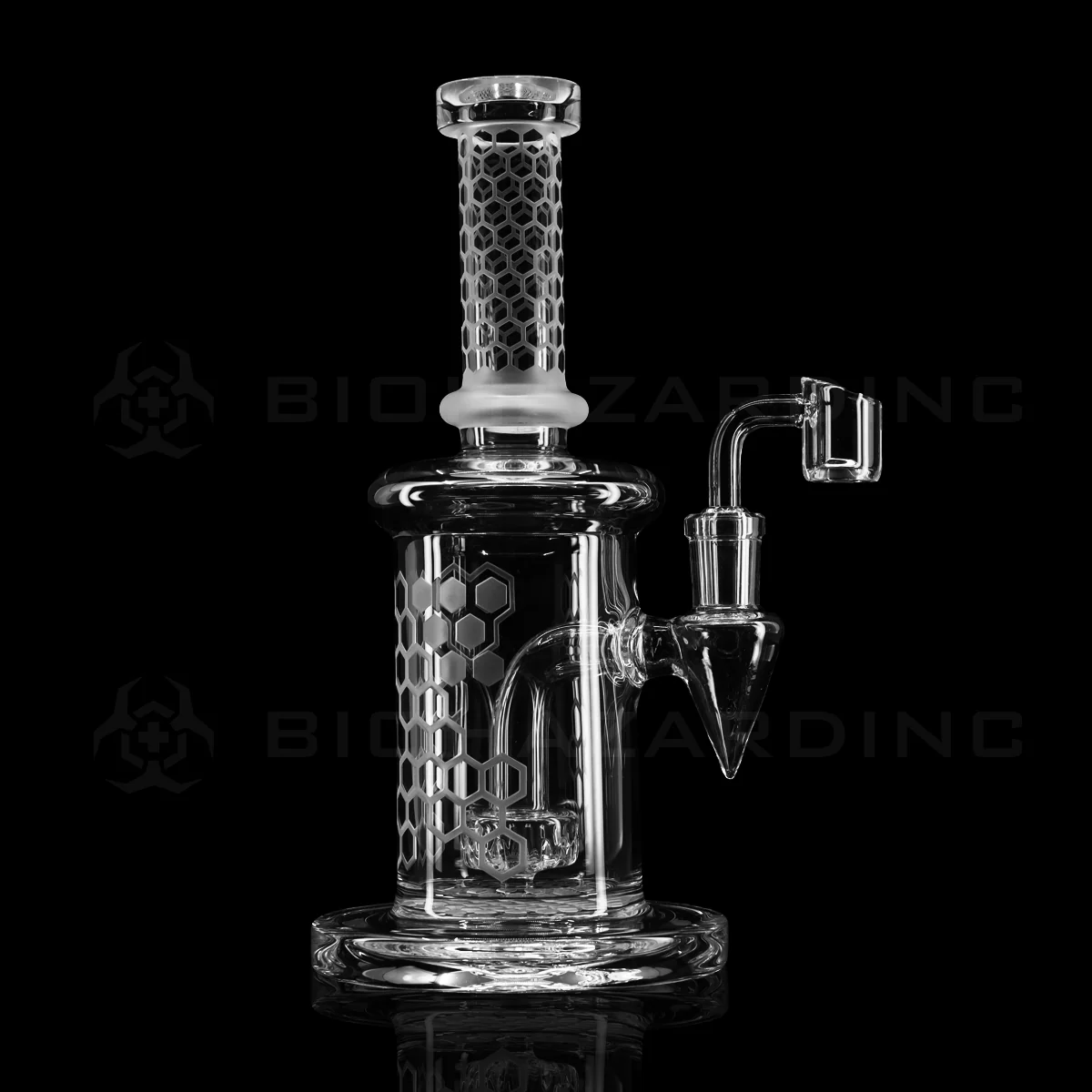 9" HCOMB HEX ETCHED CAPSULE RIG - 60MM – JJ Trading Inc.