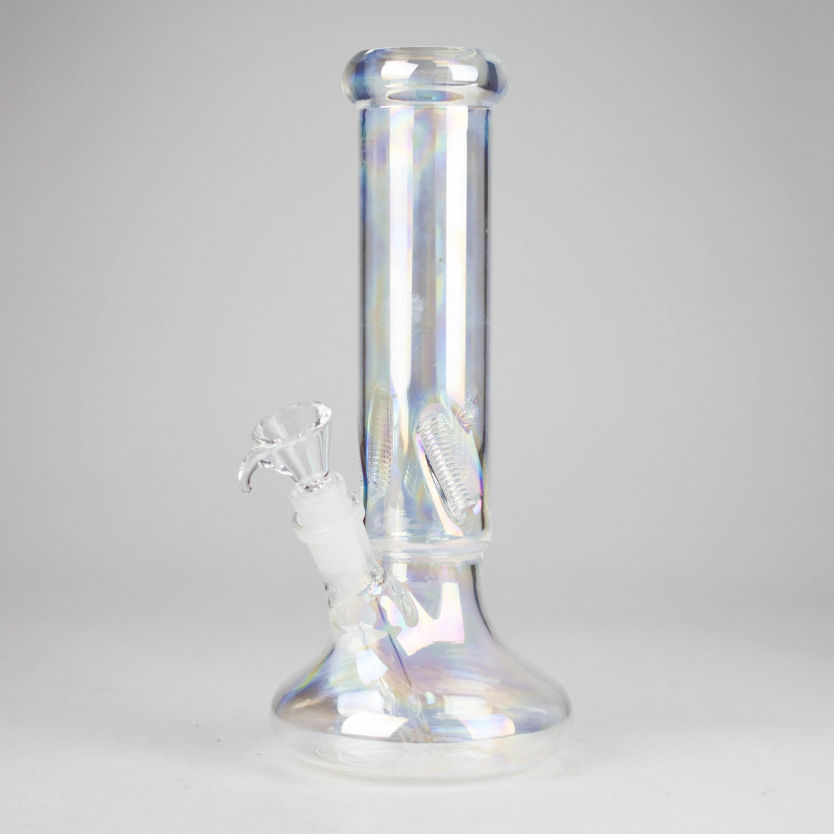 10" Electroplated Disc Base Beaker Bong – Bolt Ice Notch – JJ Trading Inc.