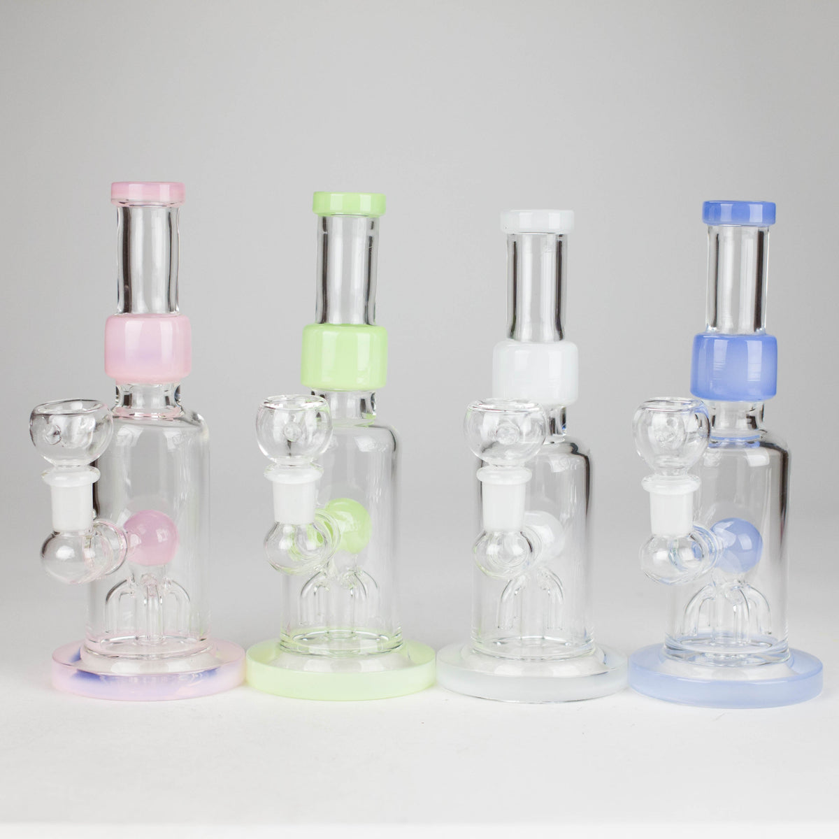 8" Tank Glass Bong – Octopus Shower Diffuser (Assorted) – JJ Trading Inc.