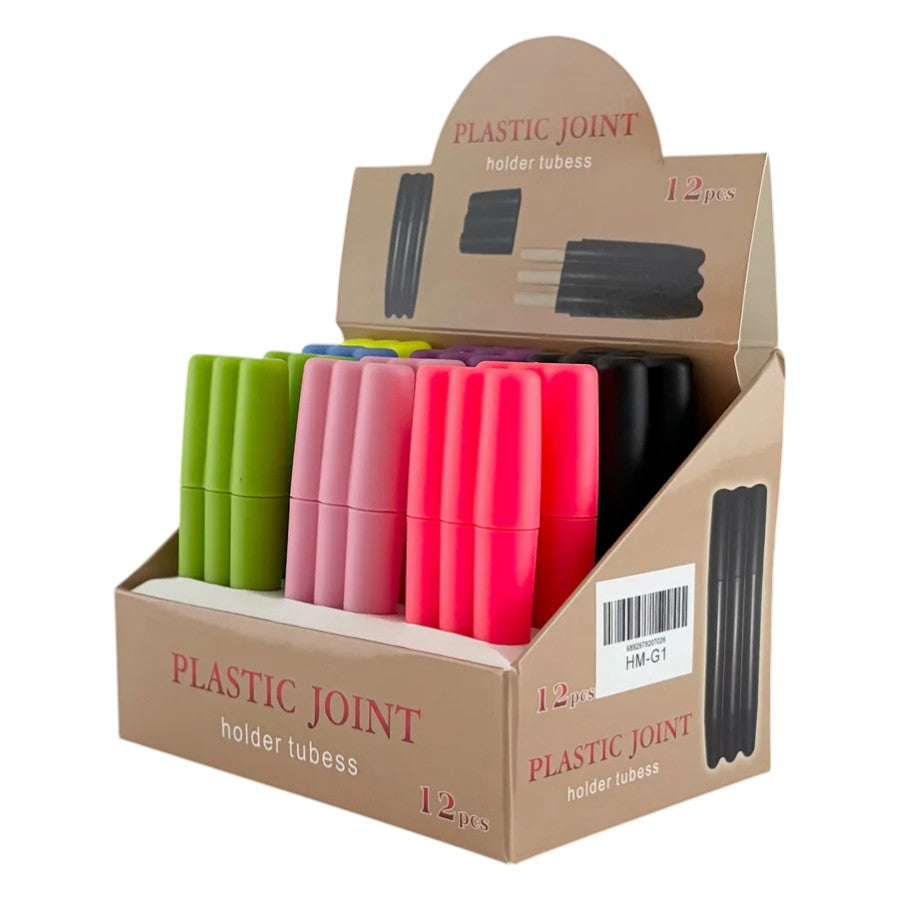 Plastic Joint Storage Tubes – 12 Piece Display (Assorted Colors) – JJ ...