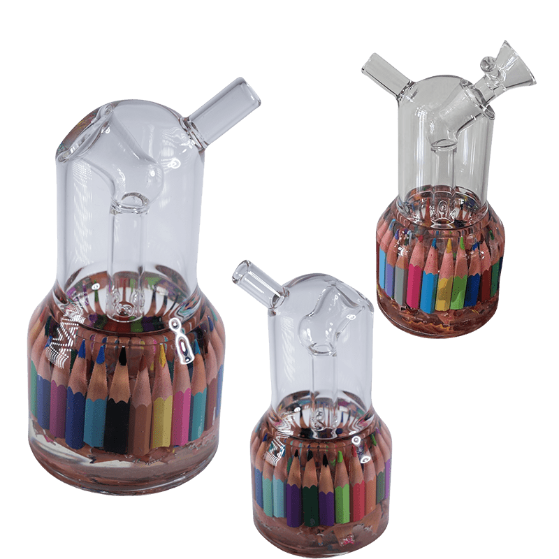 6" Center Piece Rig Waterpipe – Assorted Designs – JJ Trading Inc.