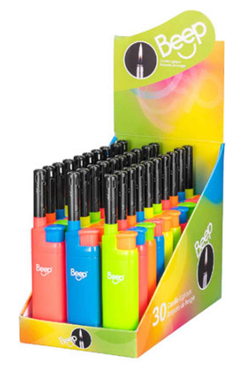 BEEP refillable Multi-purpose lighter XLC8870 - Display of 30 – JJ ...