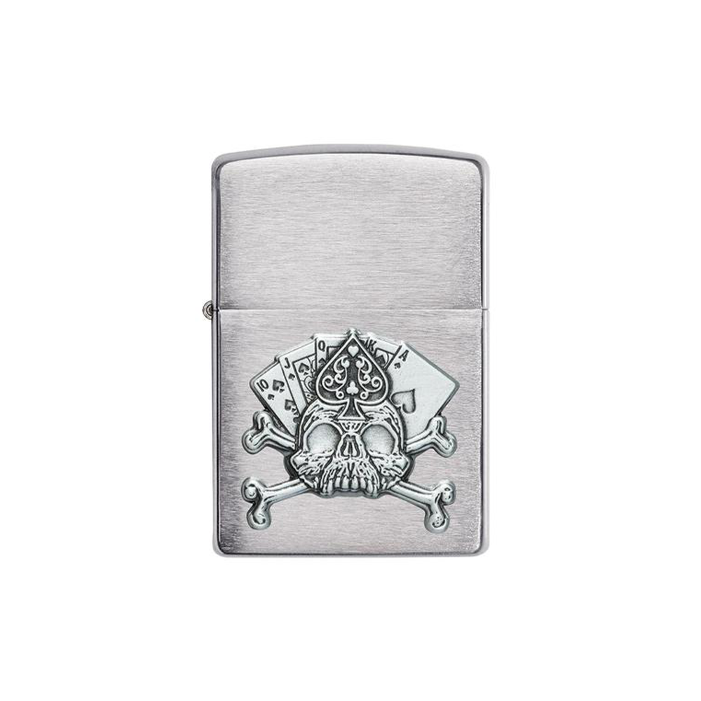 Zippo 49293 Card Skull Emblem Design – JJ Trading Inc.