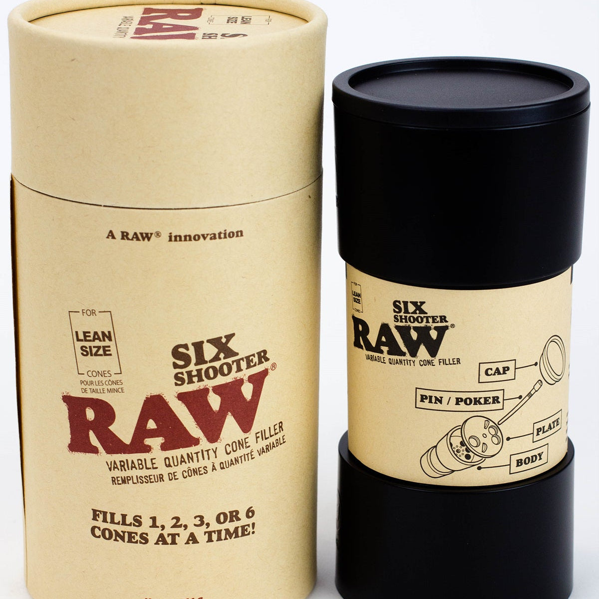 Raw six shooter for Lean size cones – JJ Trading Inc.