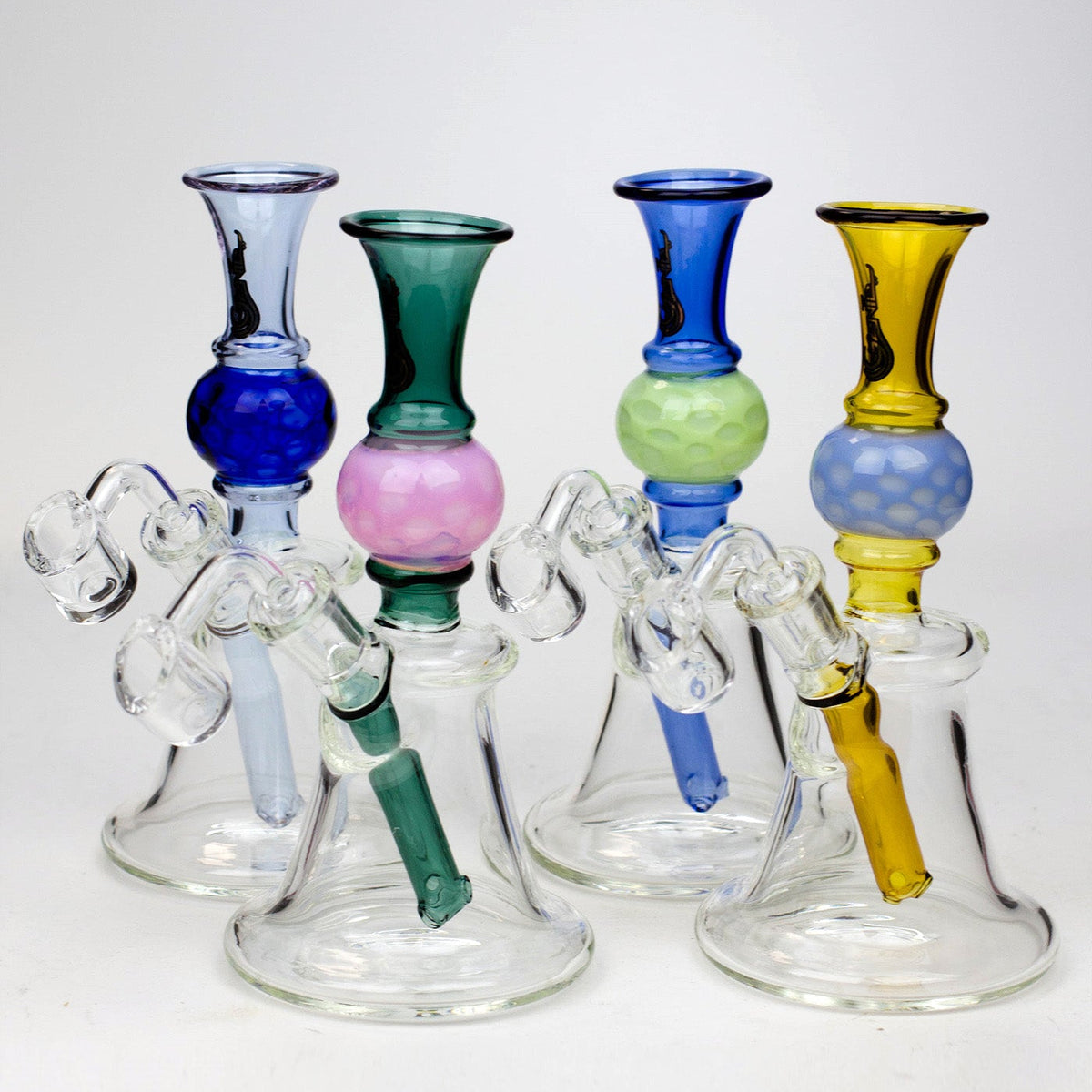7" Genie hand bell fixed stem dab rig – JJ Trading Inc.
