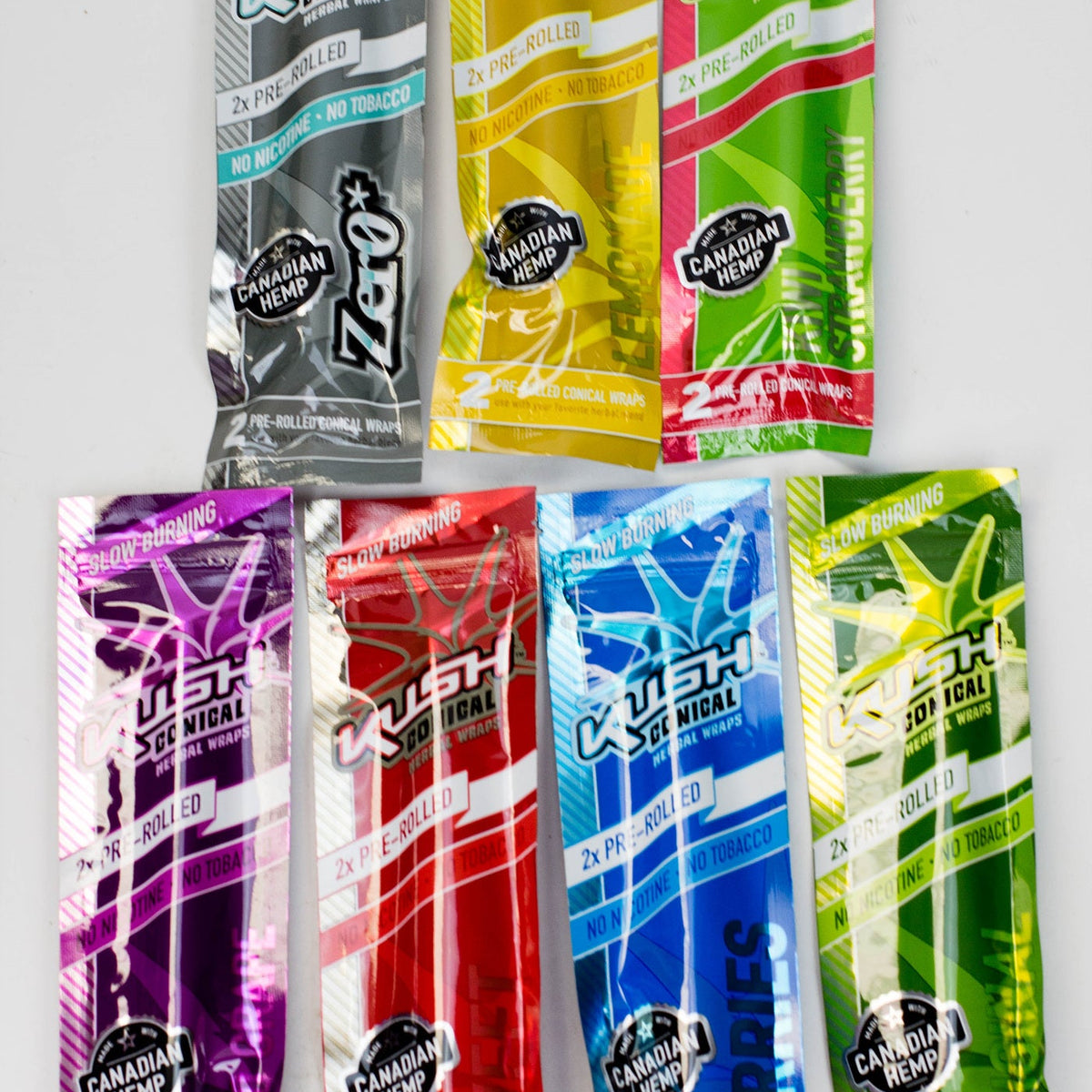 KUSH® CONICAL HERBAL WRAPS – JJ Trading Inc.