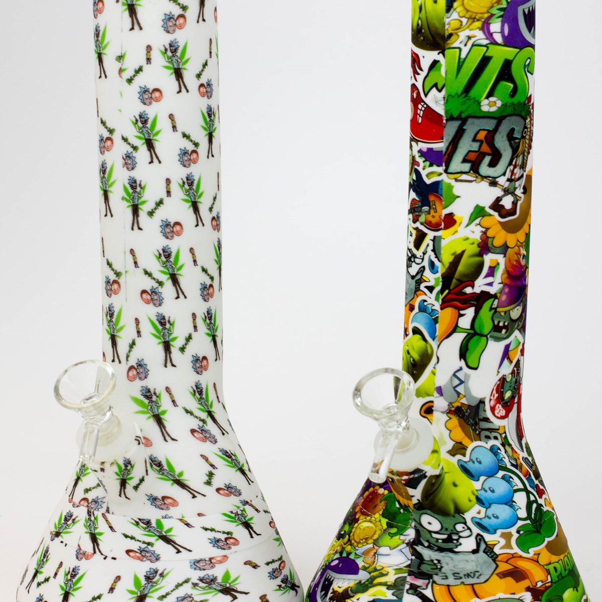 12" Graphic silicone detachable water bong – JJ Trading Inc.