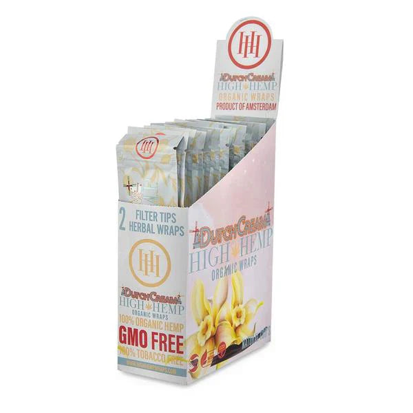 High Hemp | Organic Wraps Wraps – 2 Count (25 Packs / Box) – JJ Trading ...