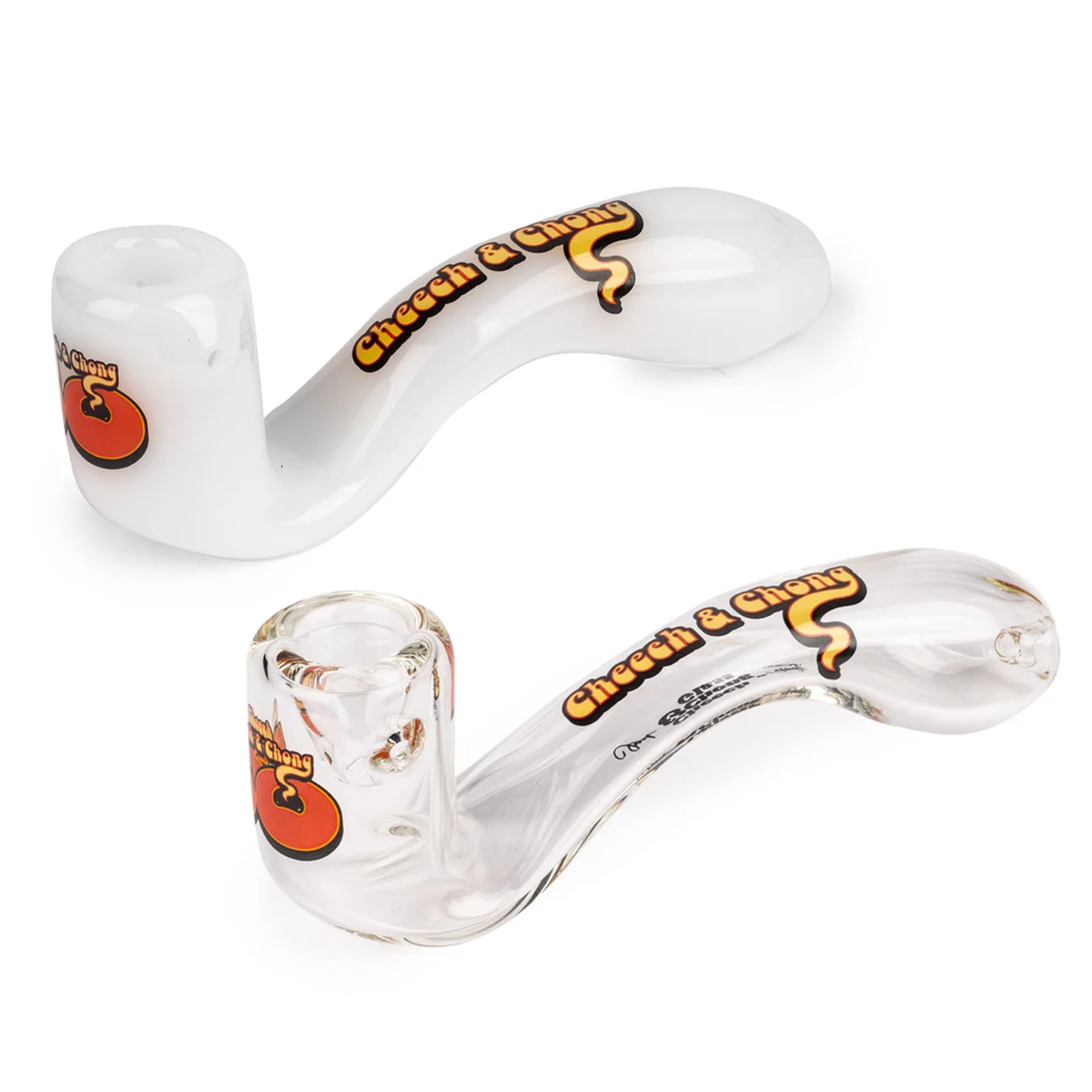 Cheech & Chong® Glass | 5" Clear Commemorative 50th Anniversary Sherlo ...