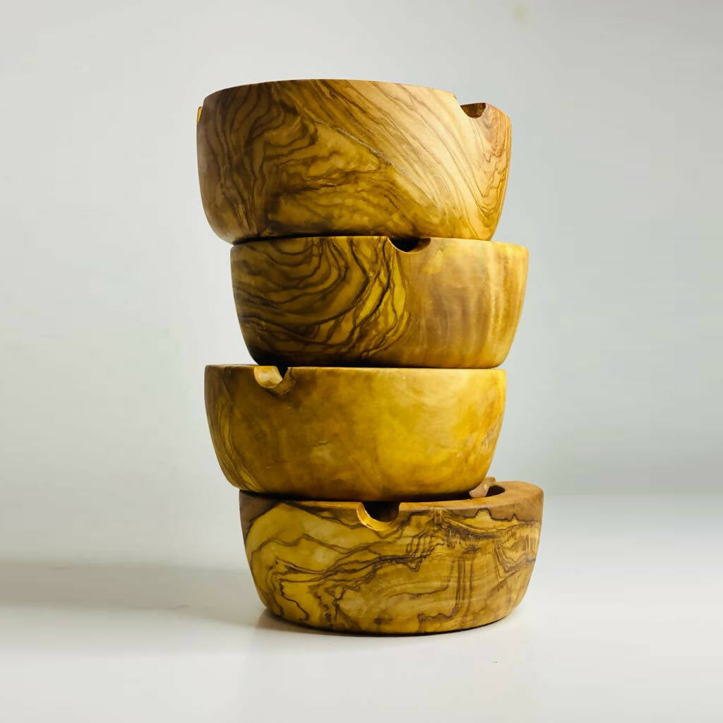 VOW | Olive Wood Ash Tray/Smoker's Gift – JJ Trading Inc.