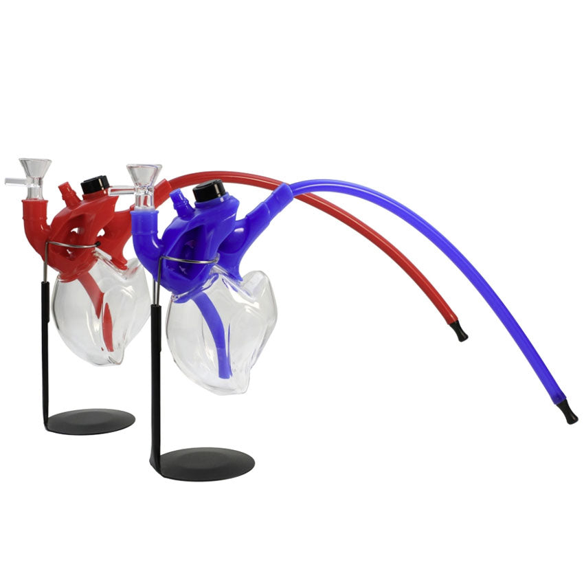 Heart Water Pipe Glass Pipe-Assorted [H260-1] – JJ Trading Inc.