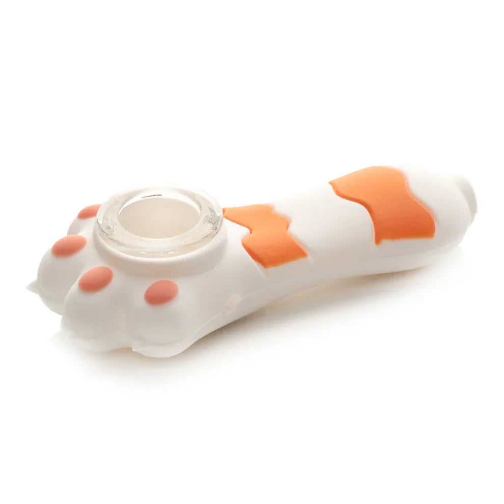 LIT® Silicone | 3.25" Cat Paw Hand Pipe [TS205W] – JJ Trading Inc.