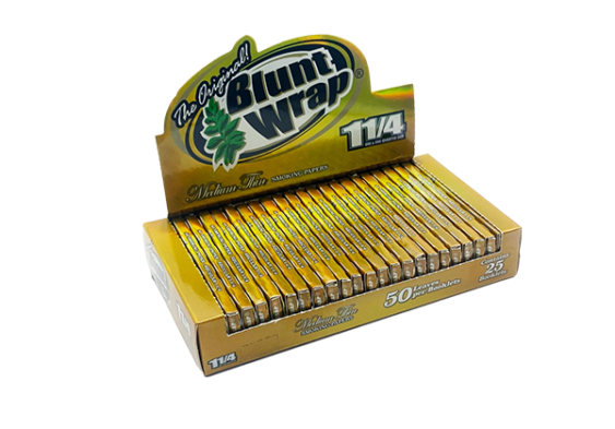 Blunts Wrap | Medium Thin Gold Rolling Paper – JJ Trading Inc.
