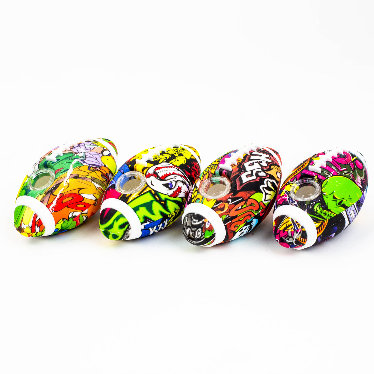 Football Silicone hand pipe – JJ Trading Inc.